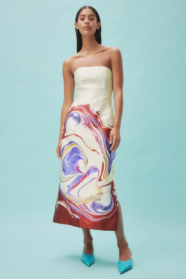 Rent Luca Corset Dress - ALEMAIS | HURR