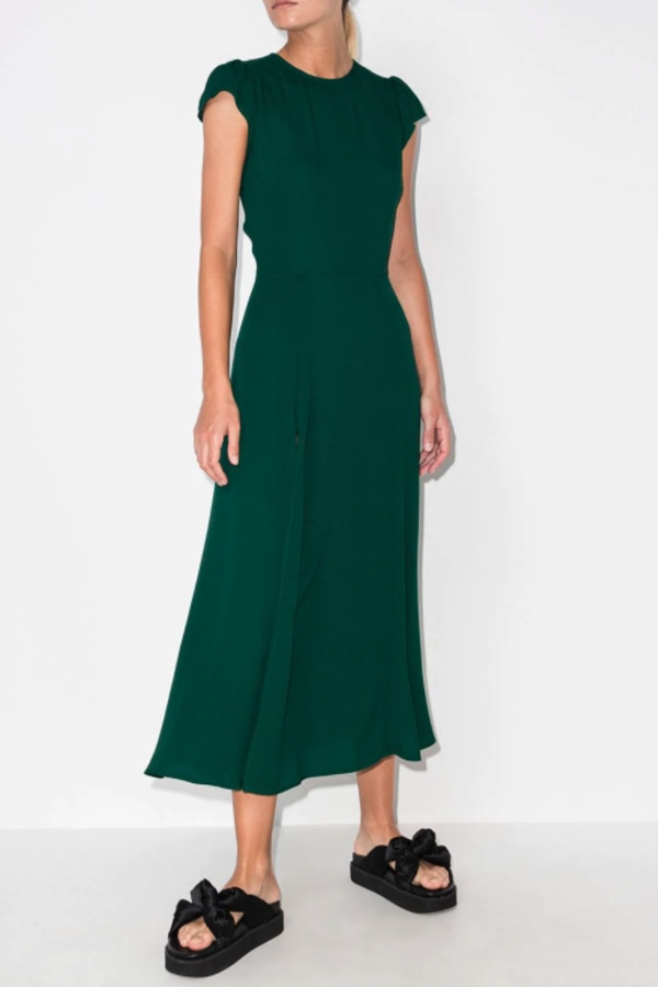 Rent Green Gavin Dress - Reformation | HURR