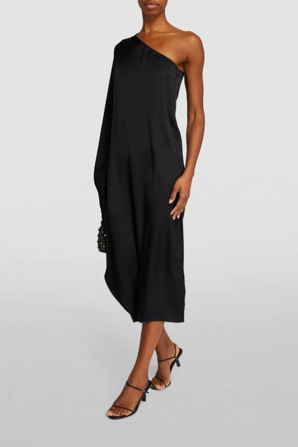 Rent Rowan silk midi dress - Anine Bing | HURR
