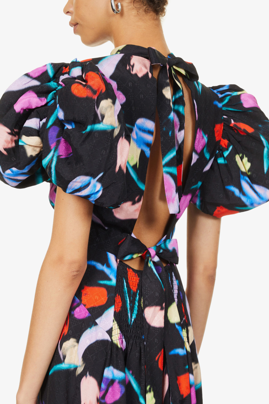 Rent Noon Abstract Pattern Dress - ROTATE BIRGER CHRISTENSEN | Selfridges