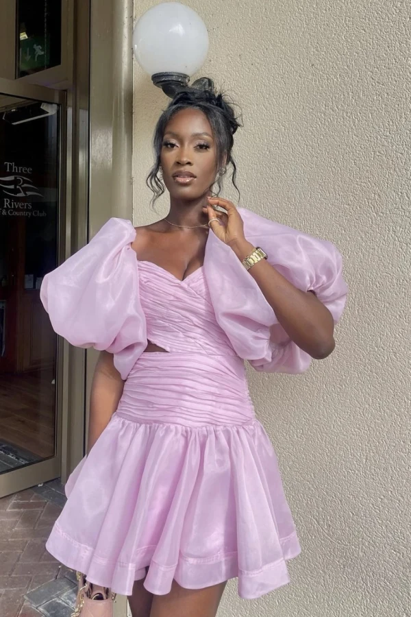 Rent Aje Myriad Tulle Off Shoulder Mini Dress - Aje | HURR