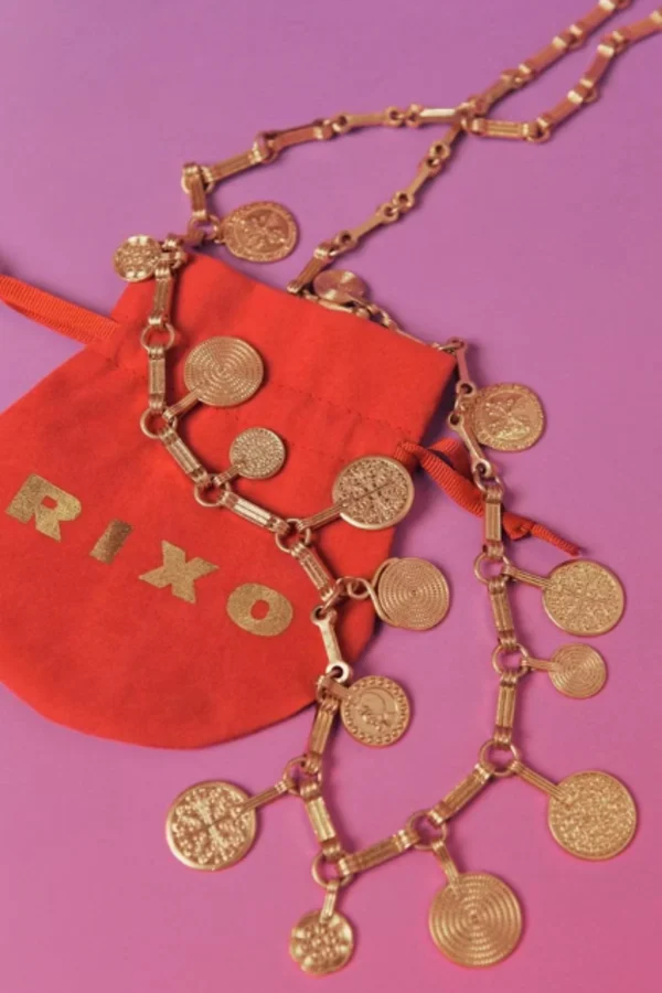 Rent Rixo Isolde Gold Coin Belt Size L / XL - RIXO | HURR