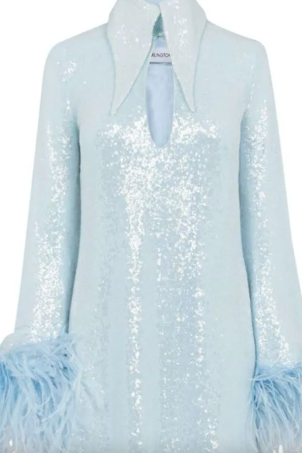 Rent Michelle Mini in Blue Sequin - 16ARLINGTON | HURR