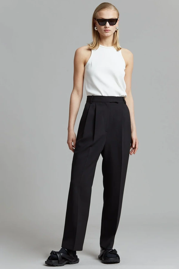 Rent Bea Suit Pants (Black) - Frankie Shop | HURR