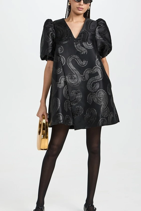 Rent STINE GOYA BRETHEL DRESS - SWIRL - Stine Goya | HURR