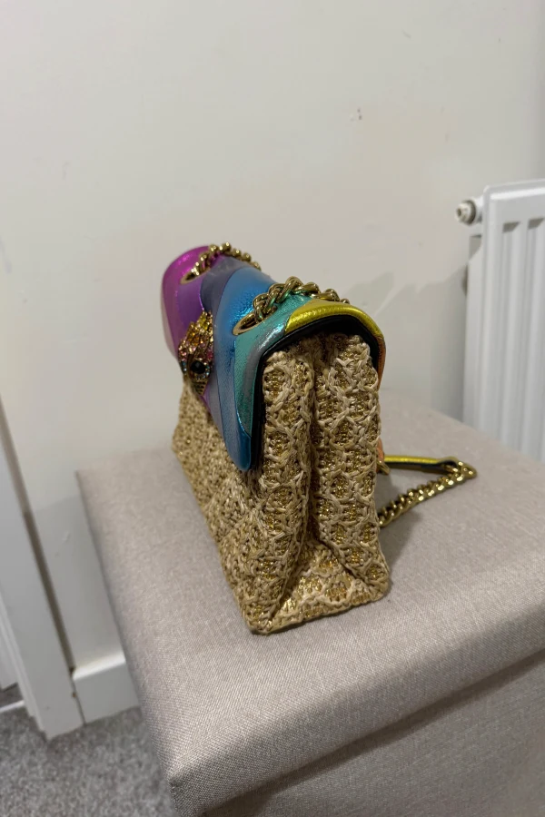 Rent Kurt Geiger Kensington Rainbow Raffia - Kurt Geiger | HURR