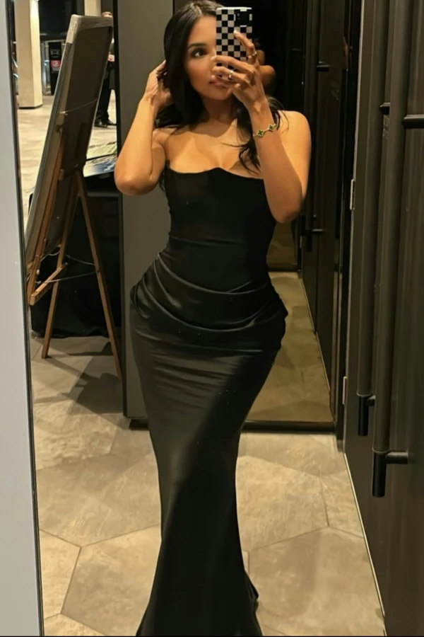 Rent Persephone black corset dress size S plus cup - House of CB | HURR