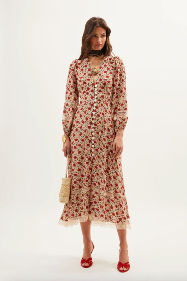 Rent Raven Midi Dress - RIXO | HURR