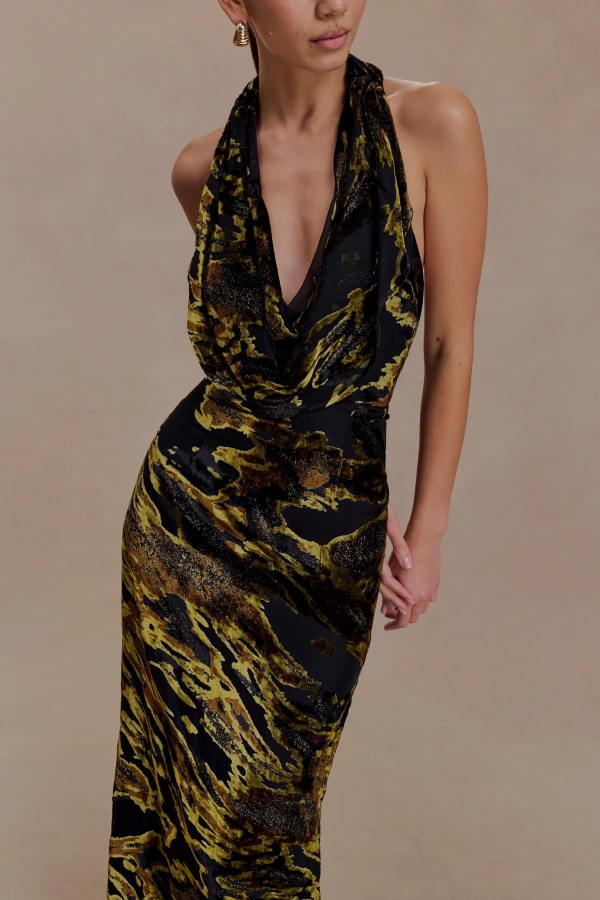 Rent Talila cowl front gown - Meshki | HURR