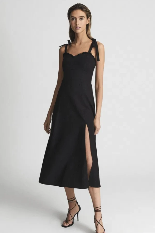 Rent Reiss yanna midi dress - Reiss | HURR