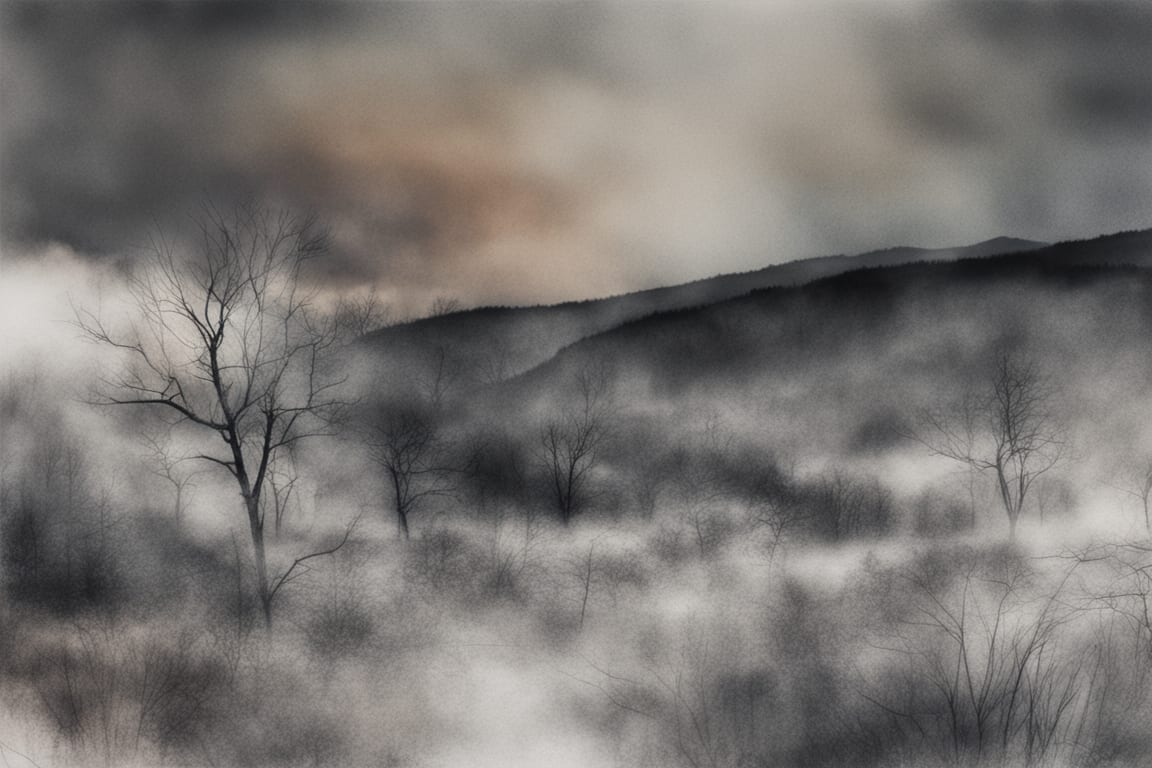 Achlys (Ἀχλύς, Akhlús), Misery, Darkness, and Night - The Greek Gods