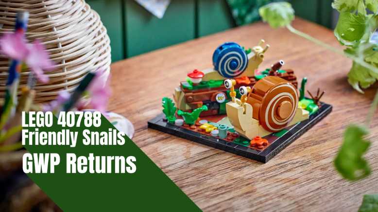 LEGO 40788 Friendly Snails GWP Returns – A Charming Nature-Inspired ...