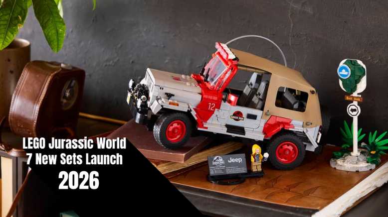 LEGO Jurassic World 2026 Sets Launch – Jeep Wrangler, Fossils & More ...