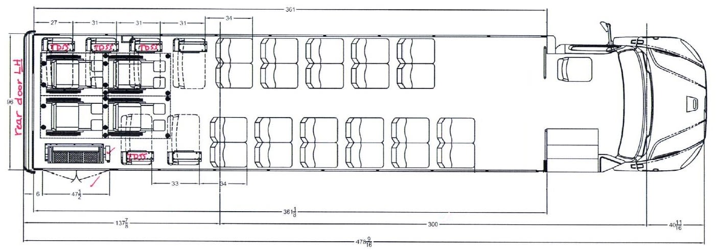2018 StarTrans President Shuttle Bus - 34 Passengers, 4 Wheelchair ...