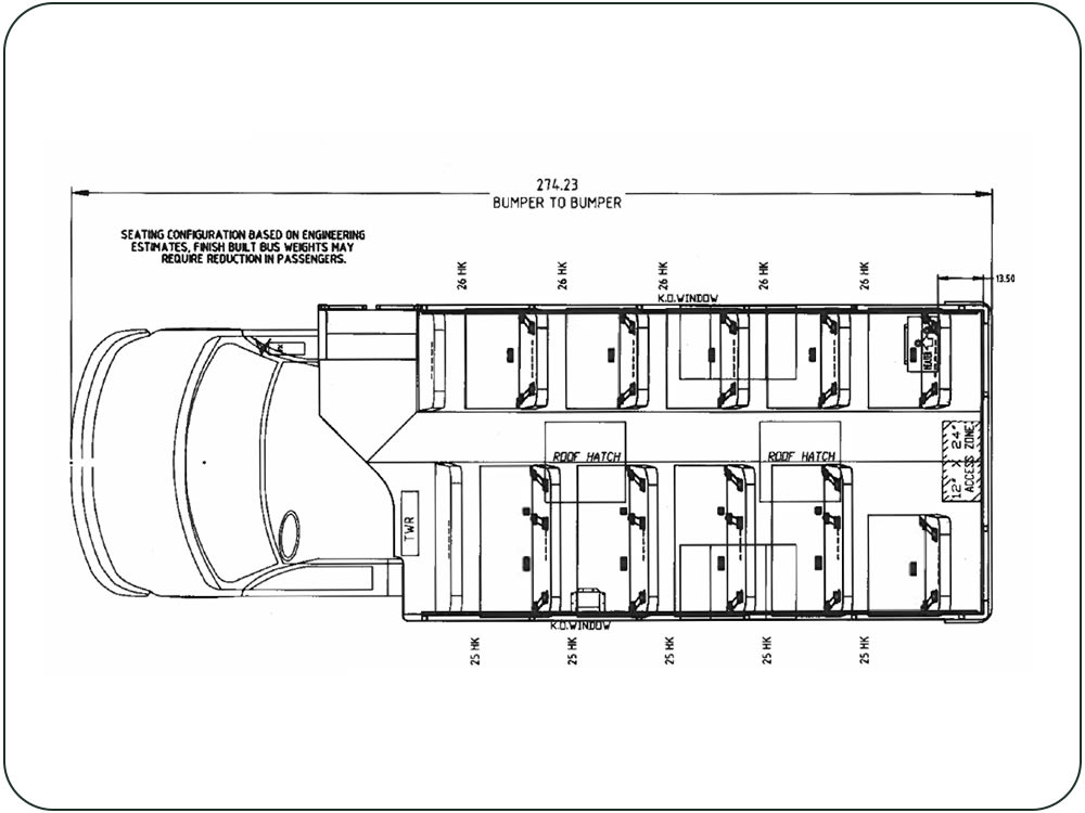 2026 Collins DH500 Type A School Bus - 24 Passengers | Model 1