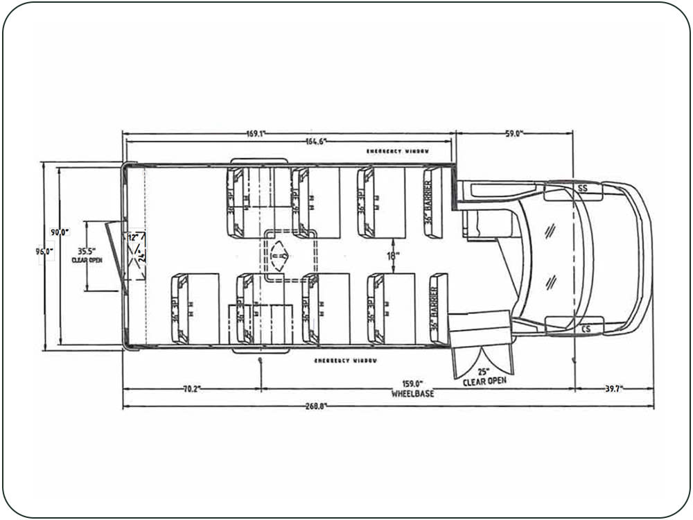 2023 TransTech CST Activity Bus - 14 Passenger | Model 1