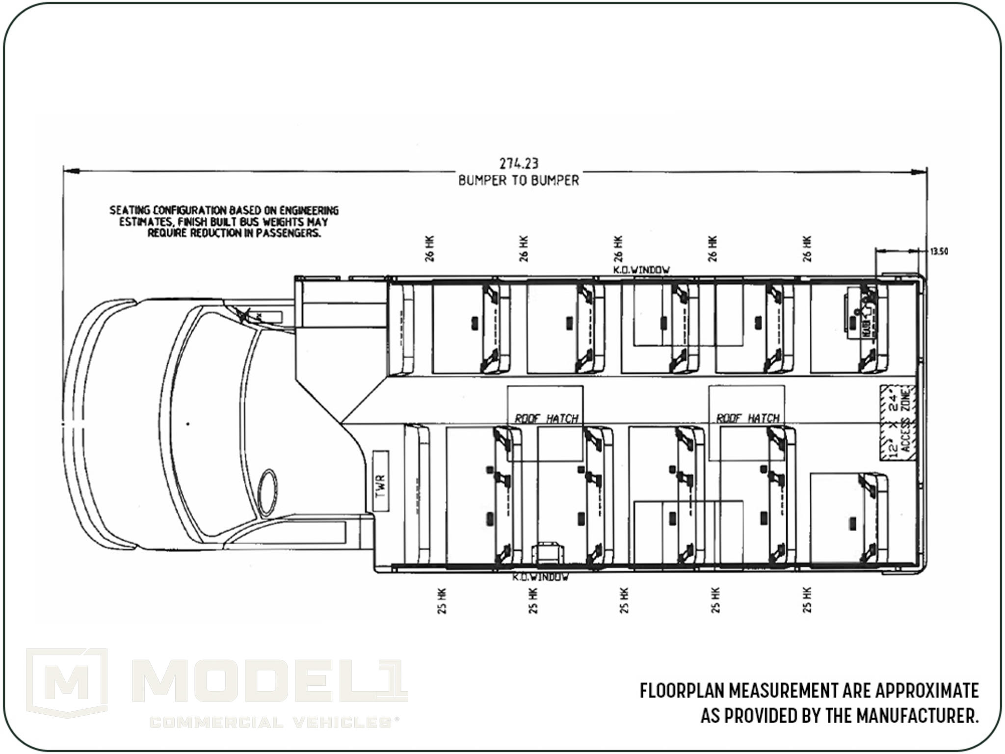 School Bus Seating Diagram