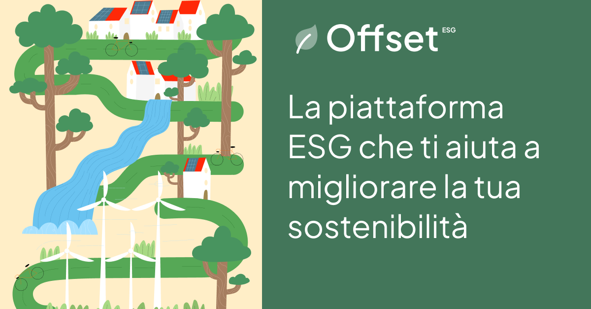Offset ESG - Rating sostenibilità e riduzione emissioni CO₂