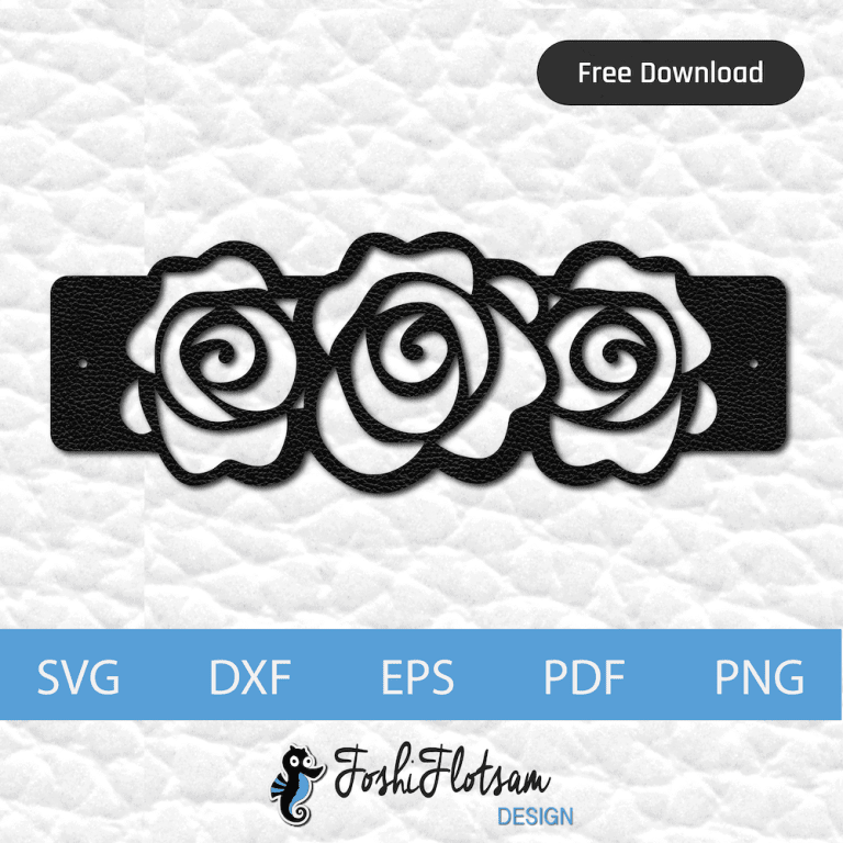 Rose SVG files for download - FoshiFlotsam Design
