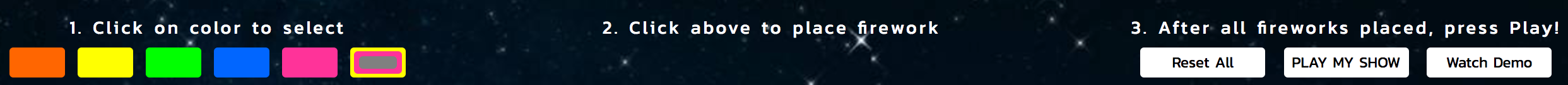 GitHub - chrisbrickey/firework-fun: Node/Javascript activity with custom animations based on ...