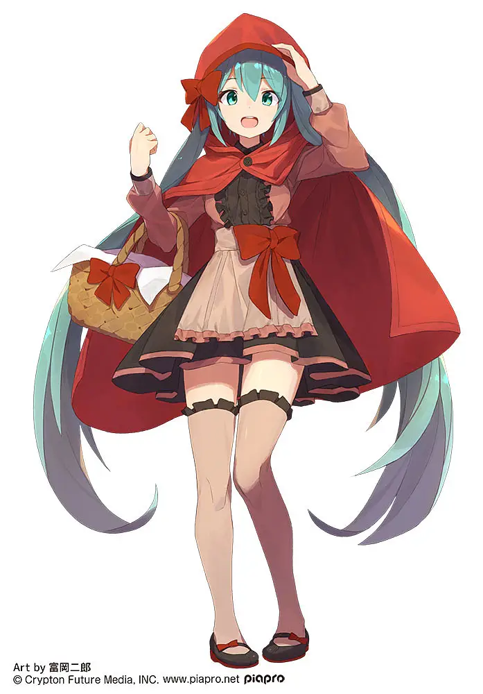 Hatsune Miku Wonderland Red Riding Hood Model