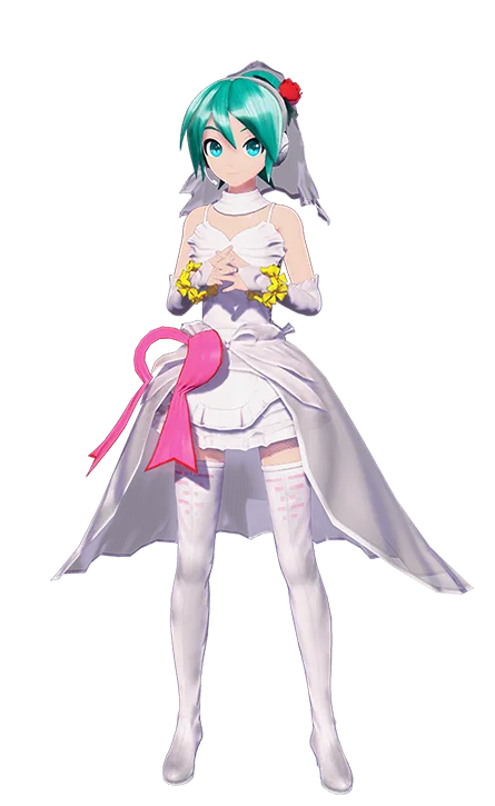 Hatsune Miku White Dress Model