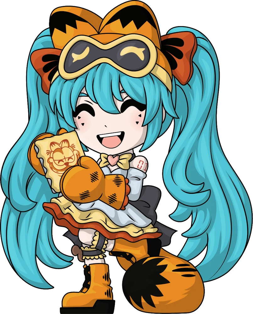 Garfield Miku Model