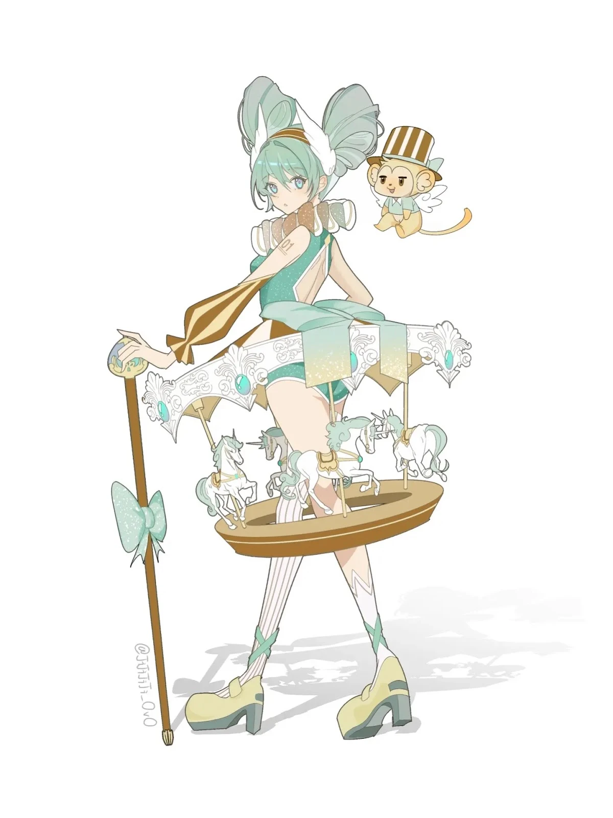 Hatsune Miku Carousel Model