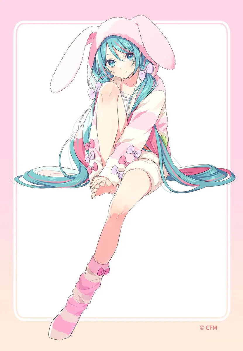 Hatsune Miku Usamimi Pajama Model