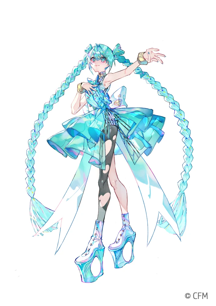 Hatsune Miku Emerald Gem Model