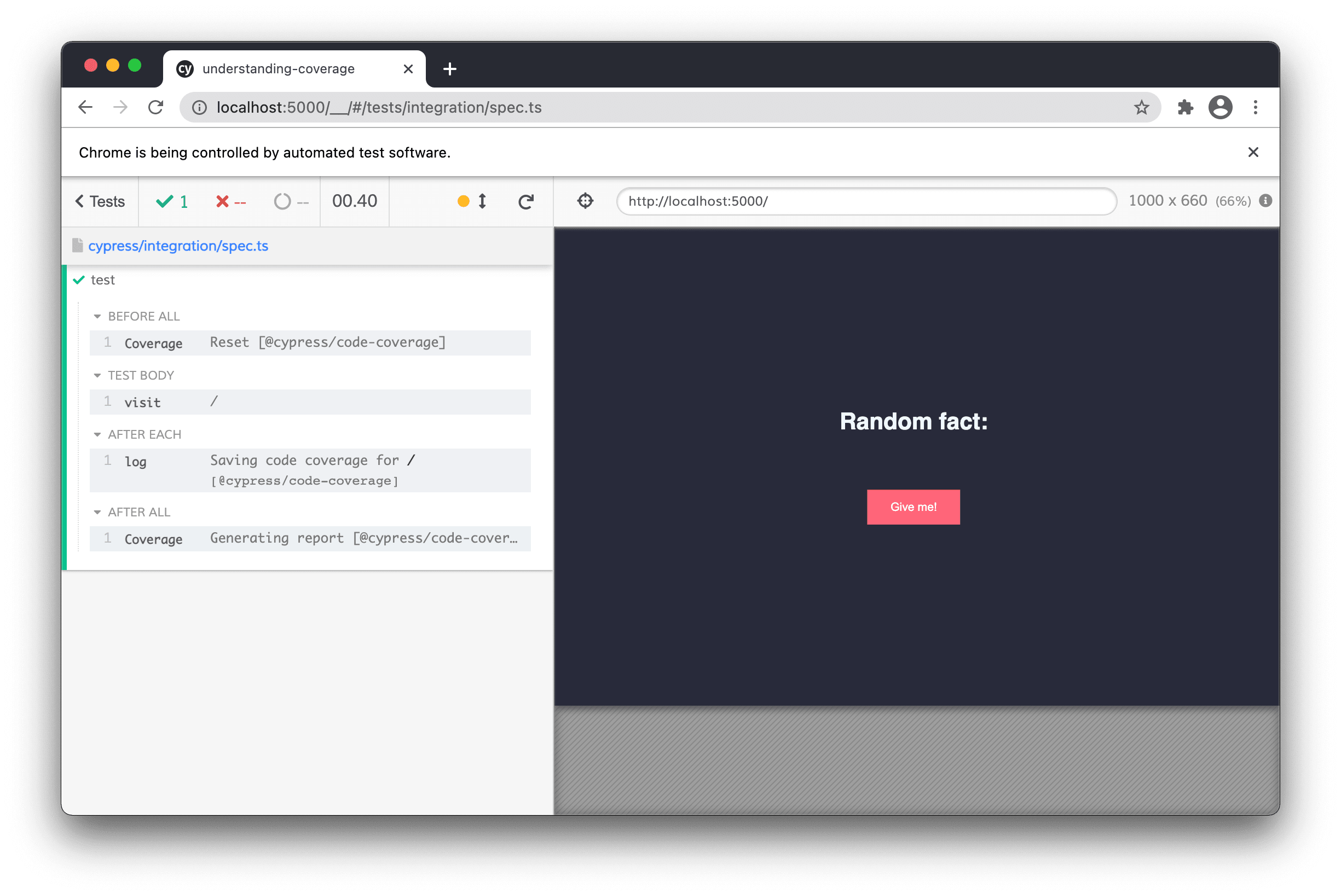 Understanding code coverage in Cypress Filip Hric