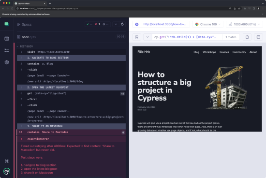 How to structure a big project in Cypress - Filip Hric Filip Hric