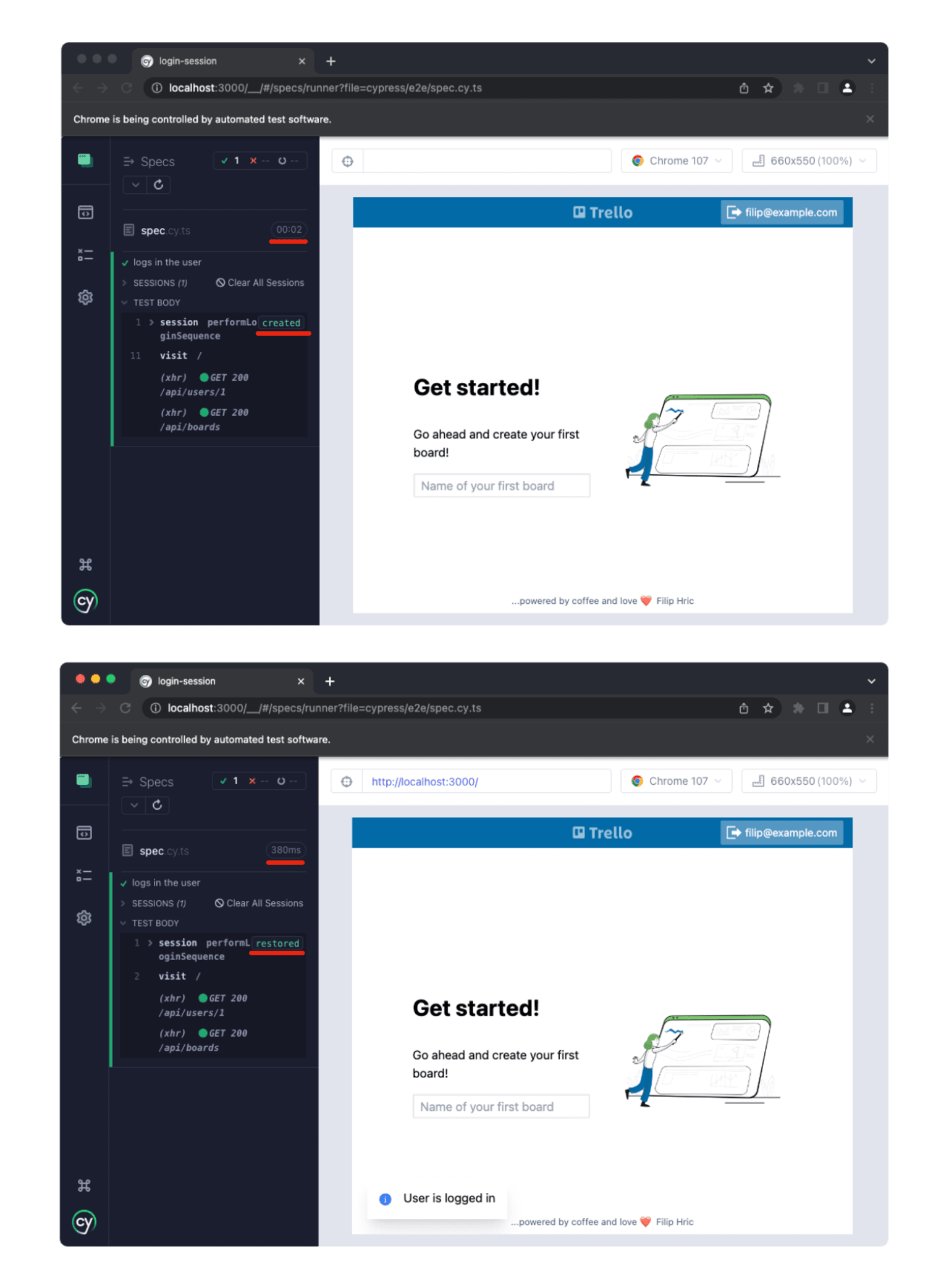 Use cy.session() instead of login page object in Cypress - Filip Hric Filip Hric