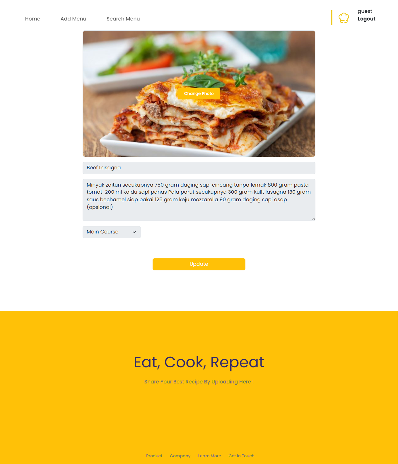 GitHub - ariffebri22/RecipeWEBV2