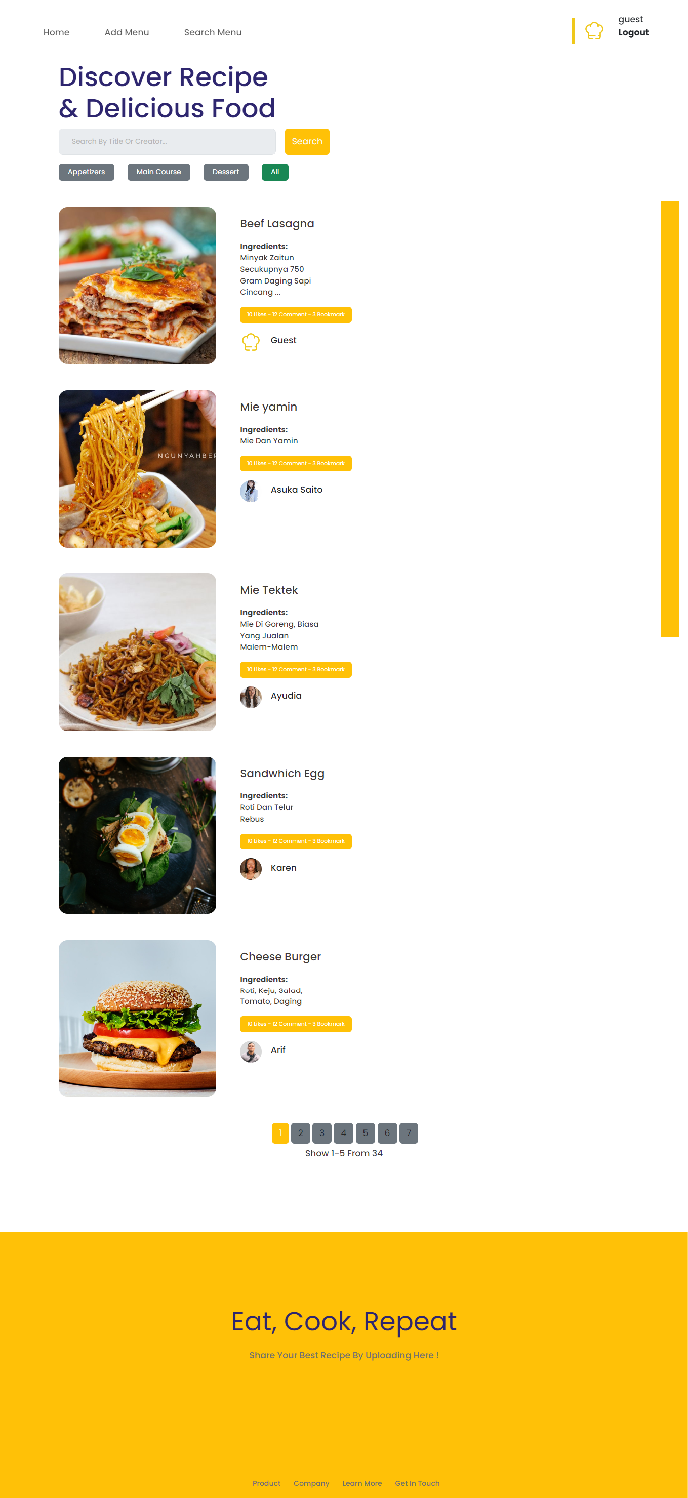 GitHub - ariffebri22/RecipeWEBV2