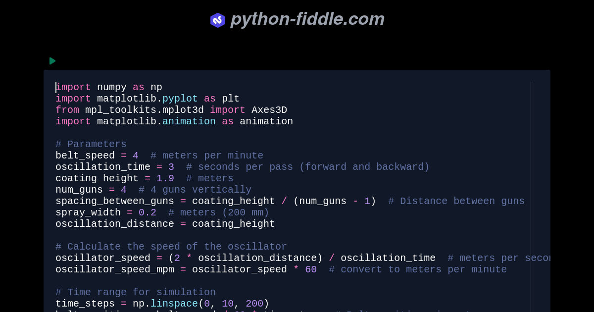 Python-Fiddle: Online Python Compiler, IDE, and Interpreter