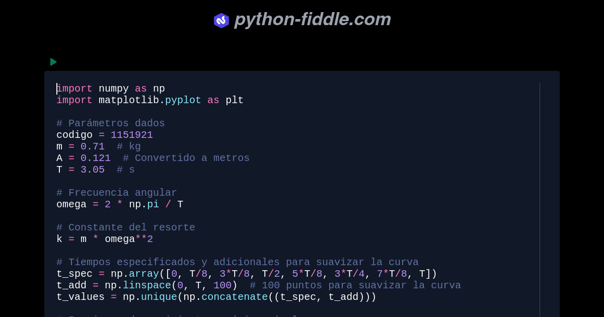 Python-Fiddle: Online Python Compiler, IDE, and Interpreter