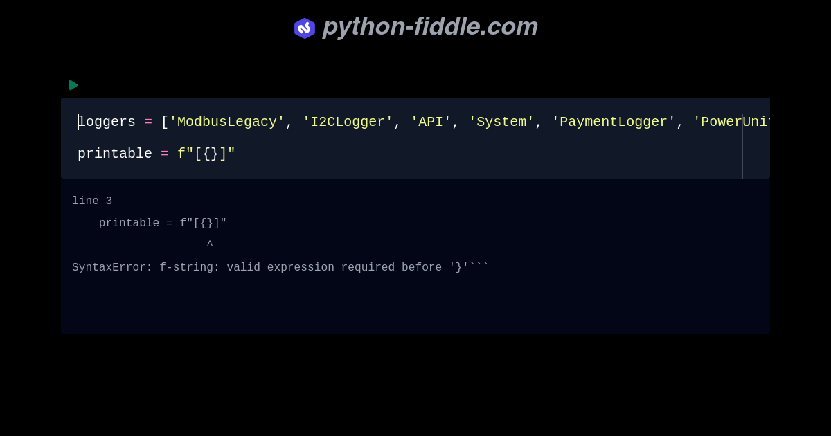 Python-Fiddle: Online Python Compiler, IDE, and Interpreter