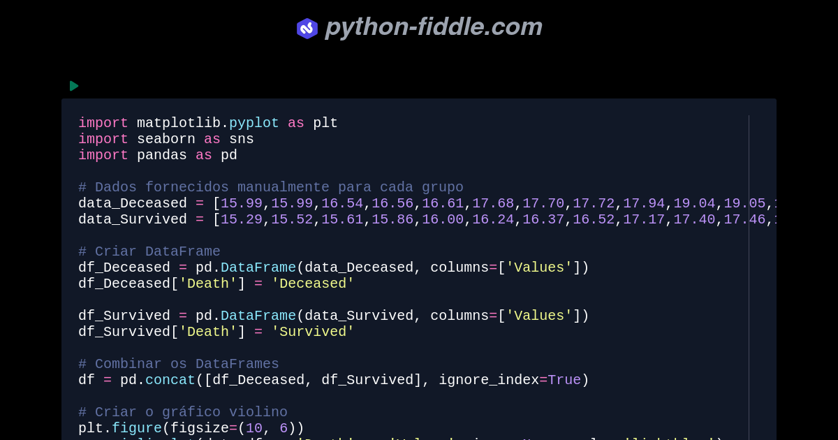 Python-Fiddle: Online Python Compiler, IDE, and Interpreter