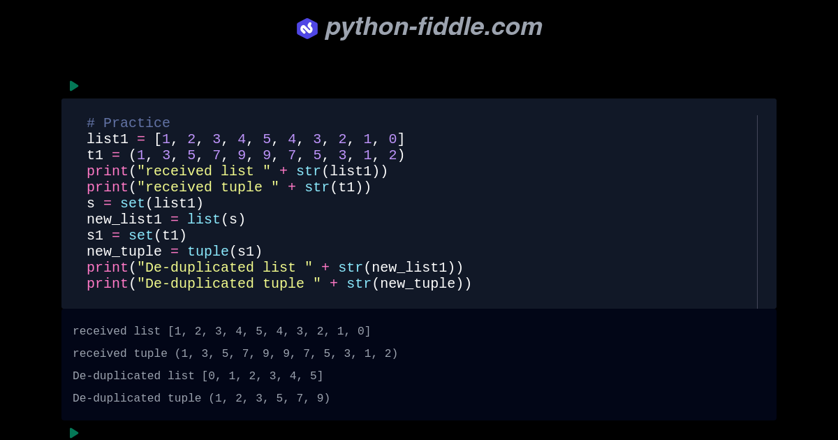 Python-Fiddle: Online Python Compiler, IDE, and Interpreter