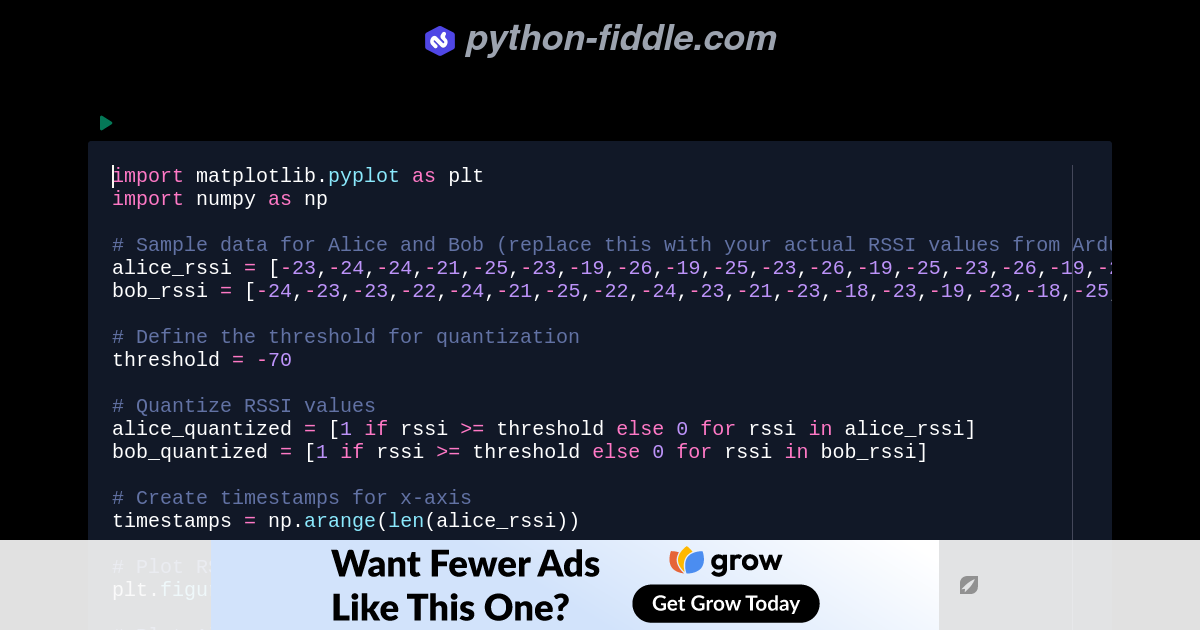 Python-Fiddle: Online Python Compiler, IDE, and Interpreter