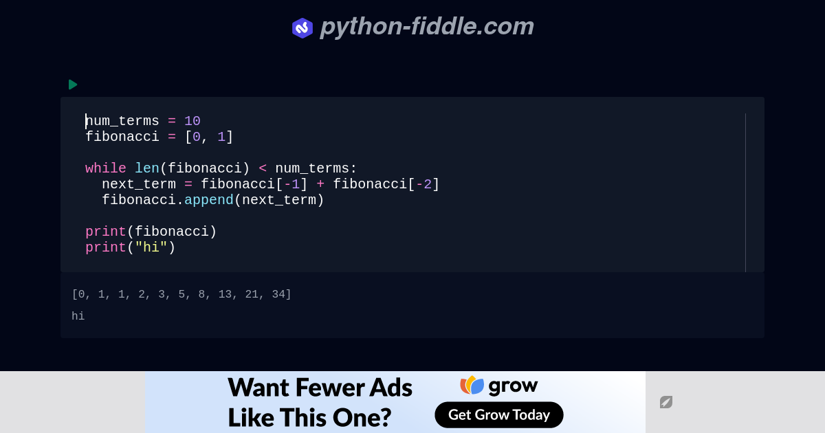 Python-Fiddle: Online Python Compiler, IDE, and Interpreter