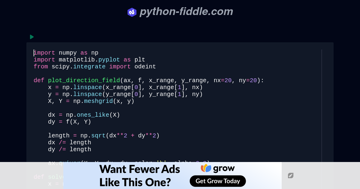 Python-Fiddle: Online Python Compiler, IDE, and Interpreter
