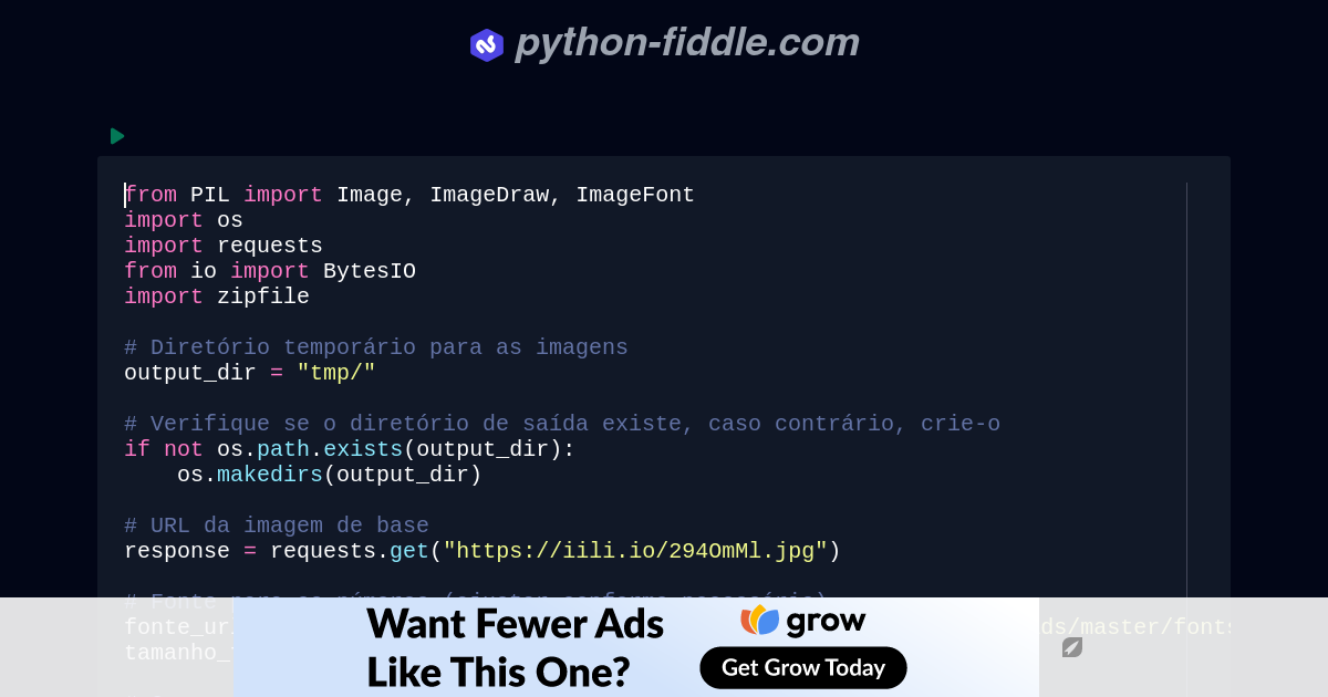 Python-Fiddle: Online Python IDE, Compiler, and Interpreter