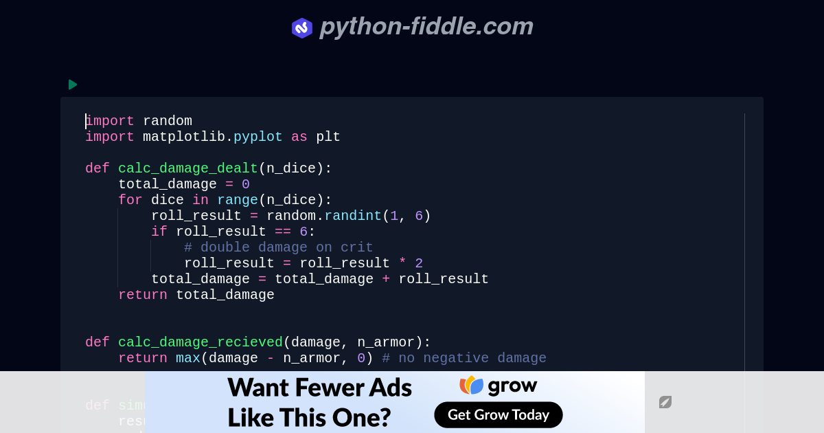 Python-Fiddle: Online Python Compiler, IDE, and Interpreter