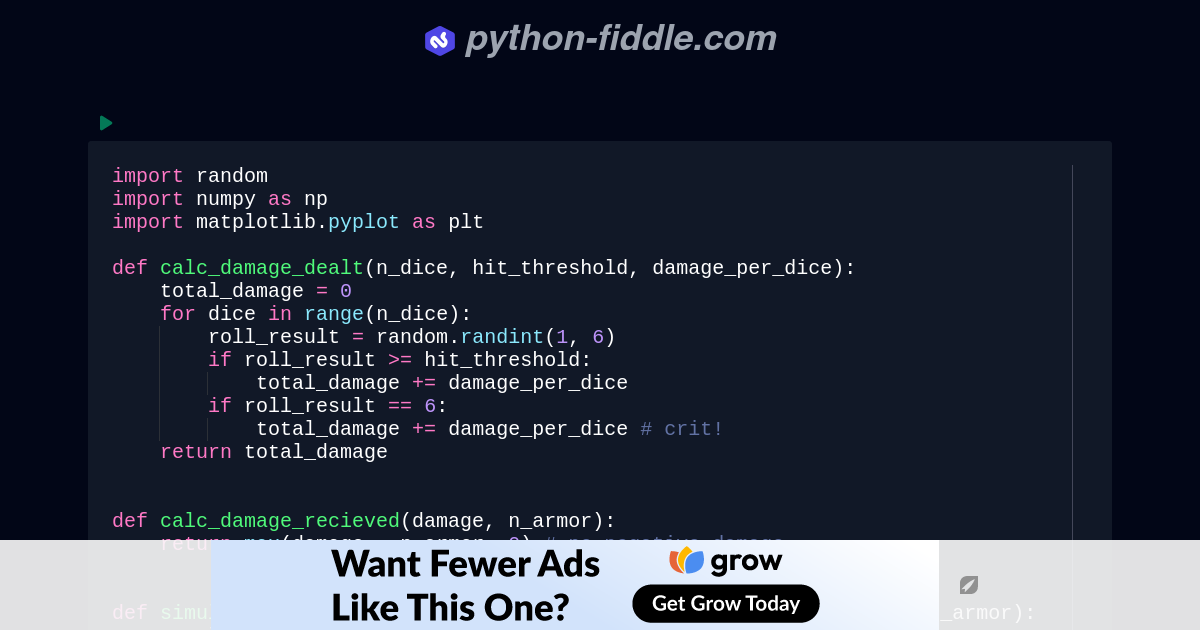 Python-Fiddle: Online Python Compiler, IDE, and Interpreter