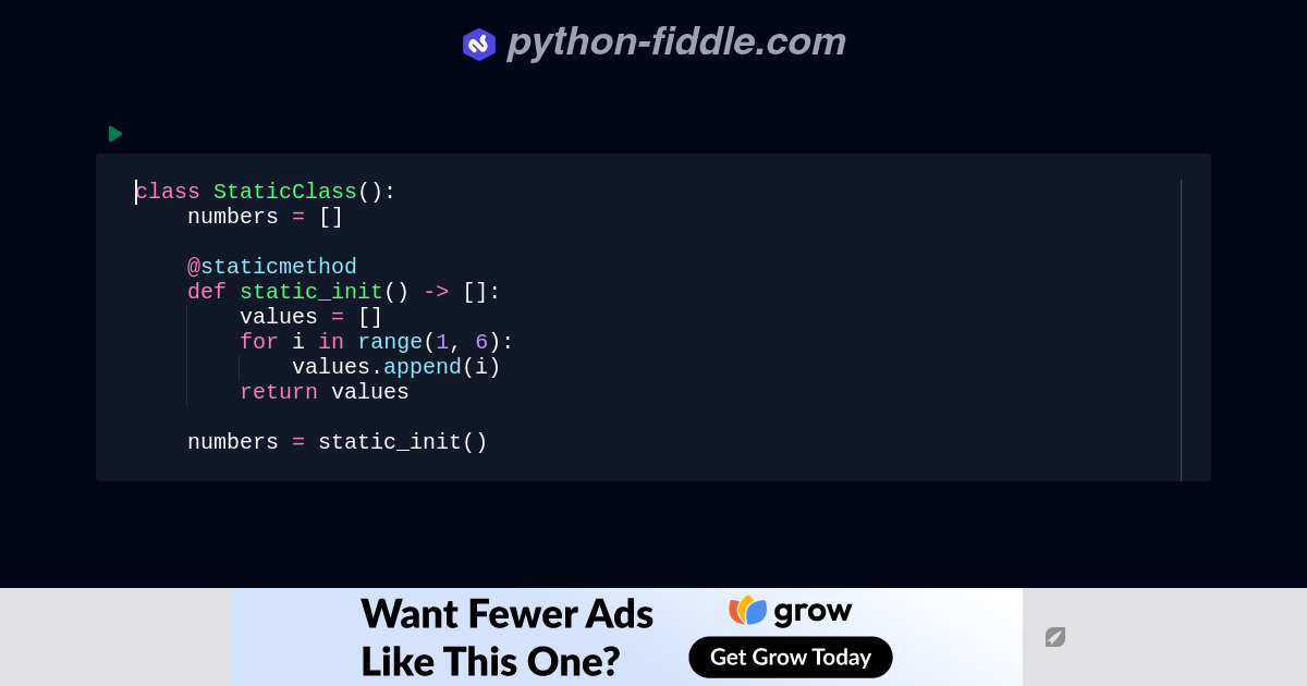 Python-Fiddle: Online Python IDE, Compiler, and Interpreter