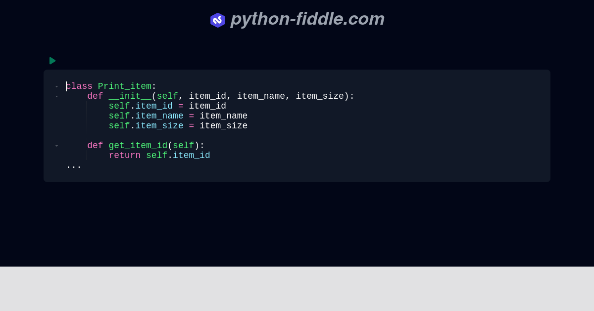 Python-Fiddle: Online Python IDE, Compiler, and Interpreter