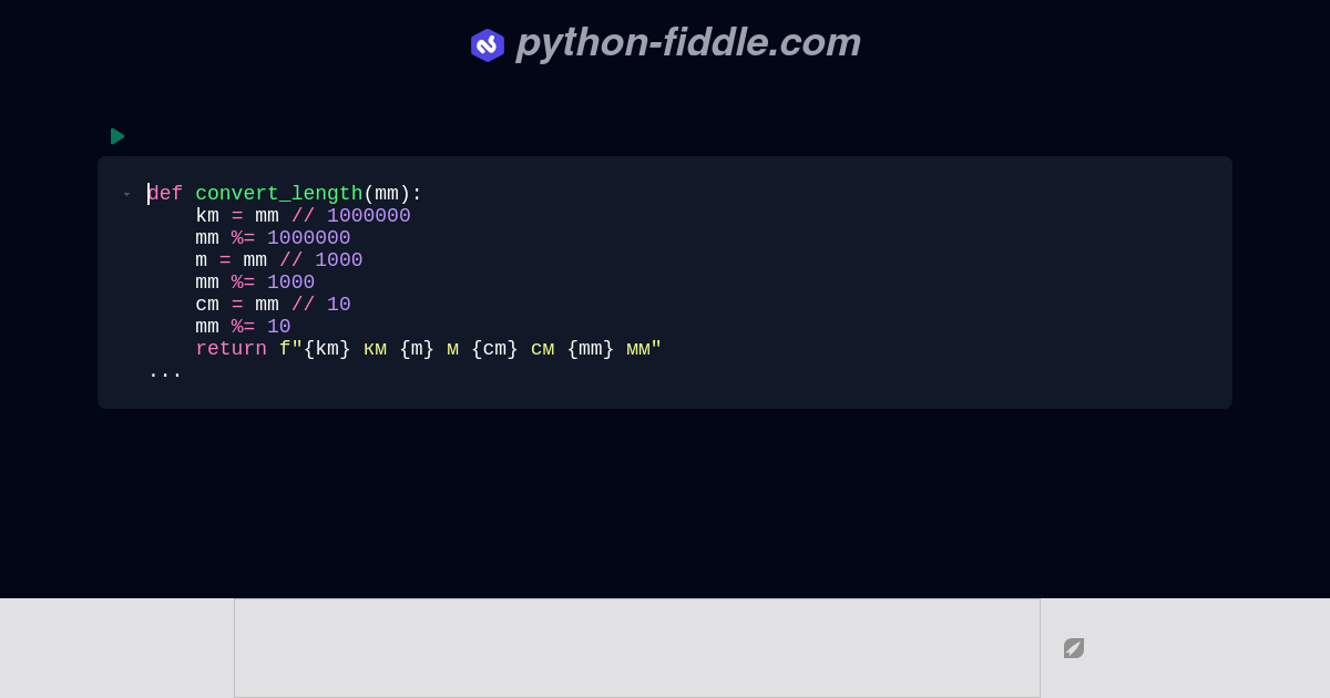 Python-Fiddle: Online Python IDE, Compiler, and Interpreter
