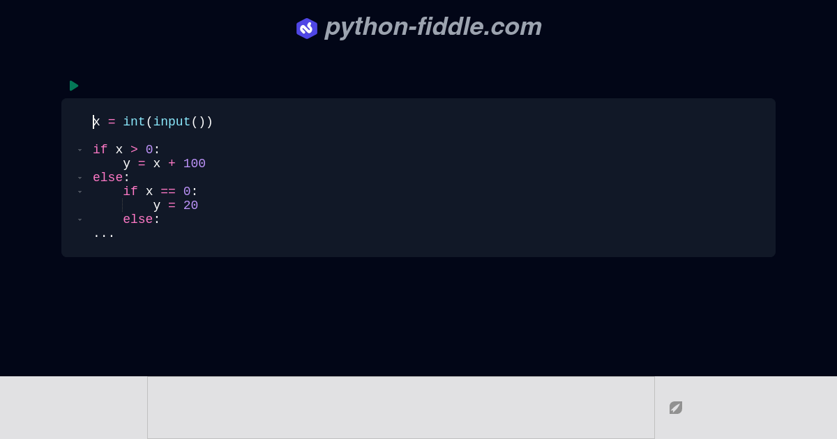 Python-Fiddle: Online Python IDE, Compiler, and Interpreter